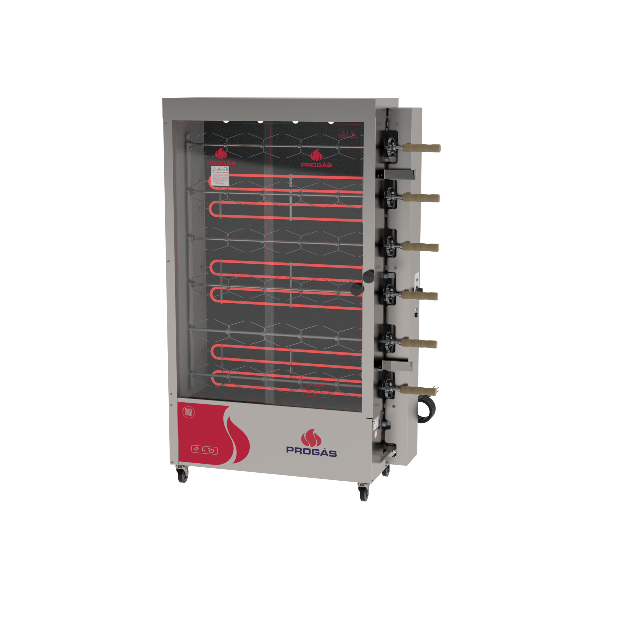 Electric Rotating Chicken Roaster Oven PR-631 E Progás - Progás and Braesi